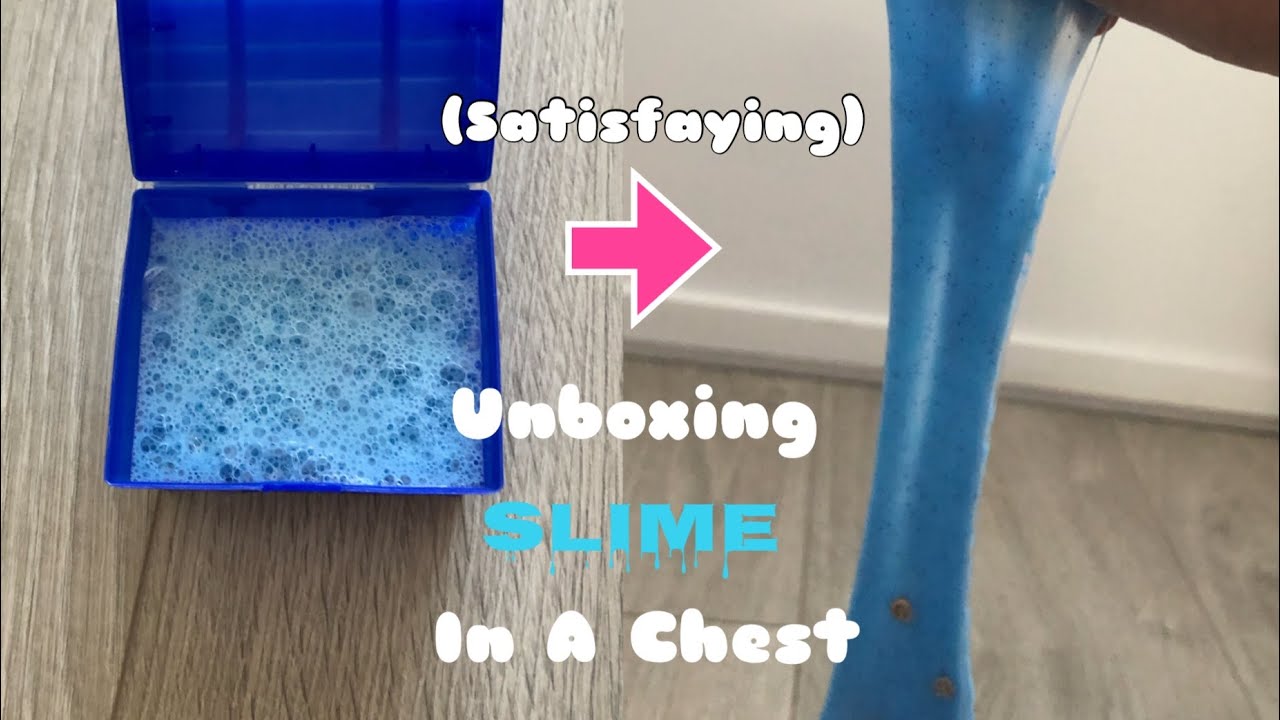 🎁Unboxing slime in chest (Satisfaying)🎁 | Avocado Channel - YouTube
