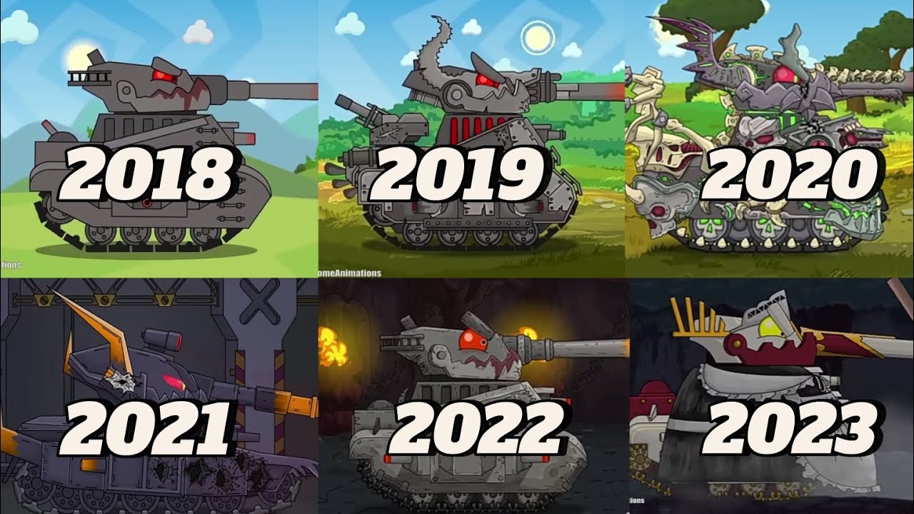 Evolution of Leviathan [2018-2023] Home Animations | Мультики про танки ...