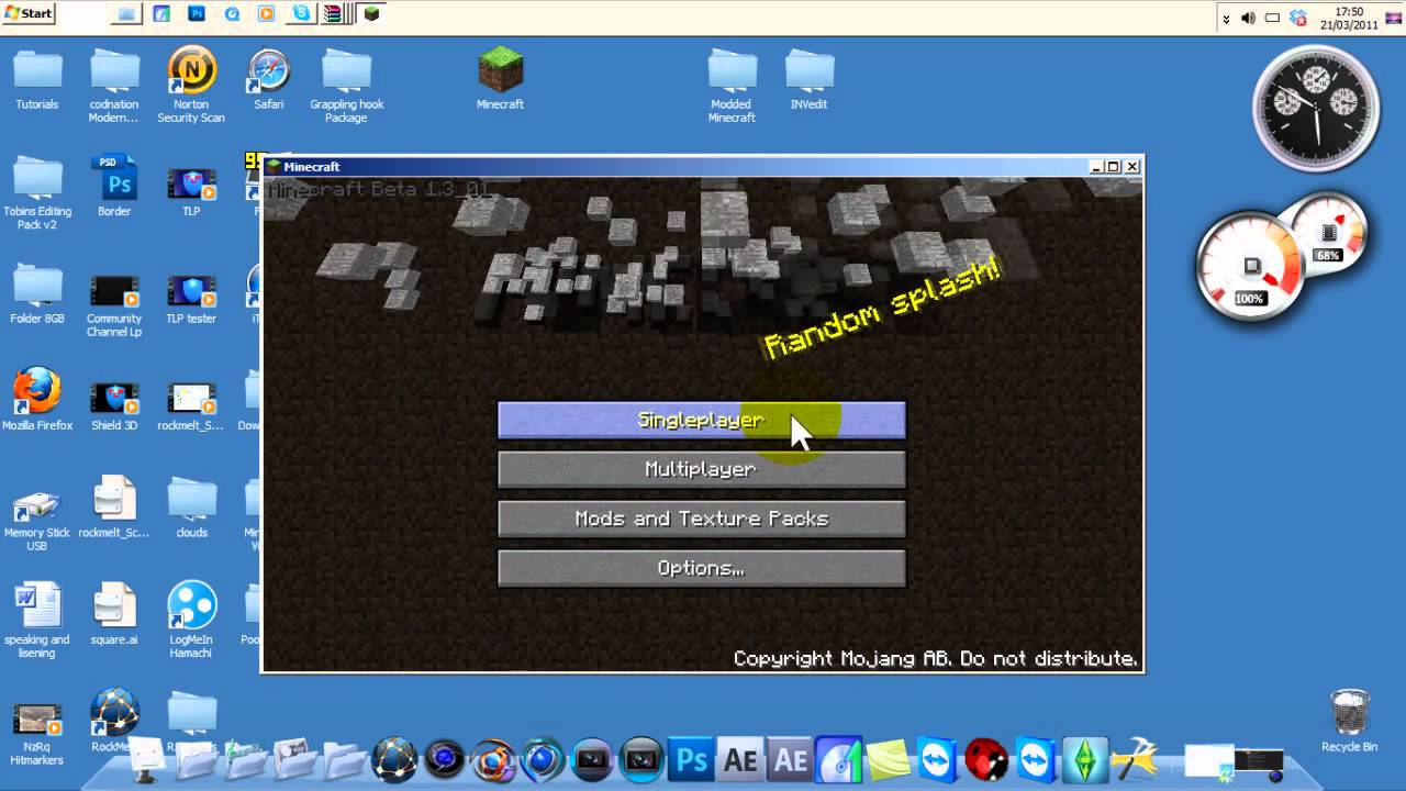 How to mod Minecraft Beta 1.3 - YouTube