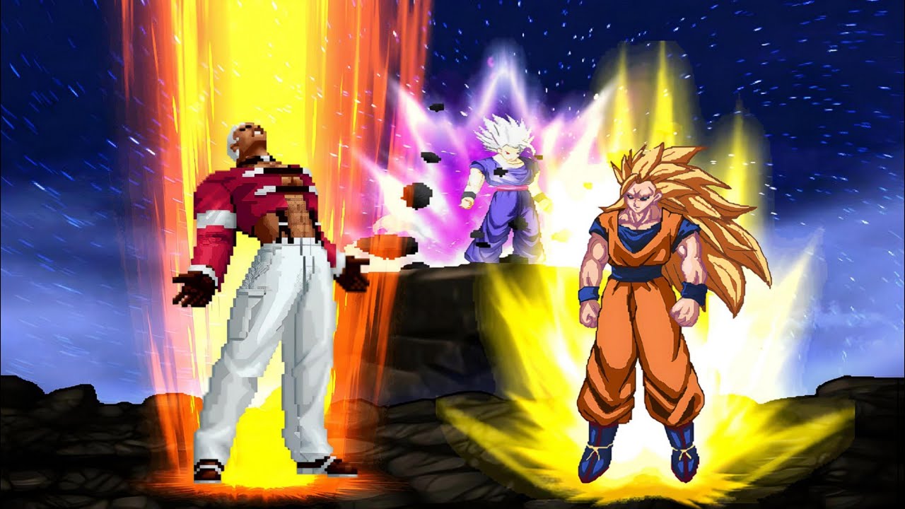 [KOF vs DBZ] D.Yashiro Rhythm vs Super Goku - YouTube