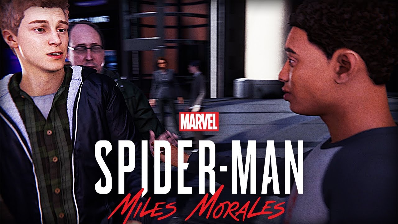 Miles Morales Meets Peter Parker for the First Time - Spider-Man: Miles ...