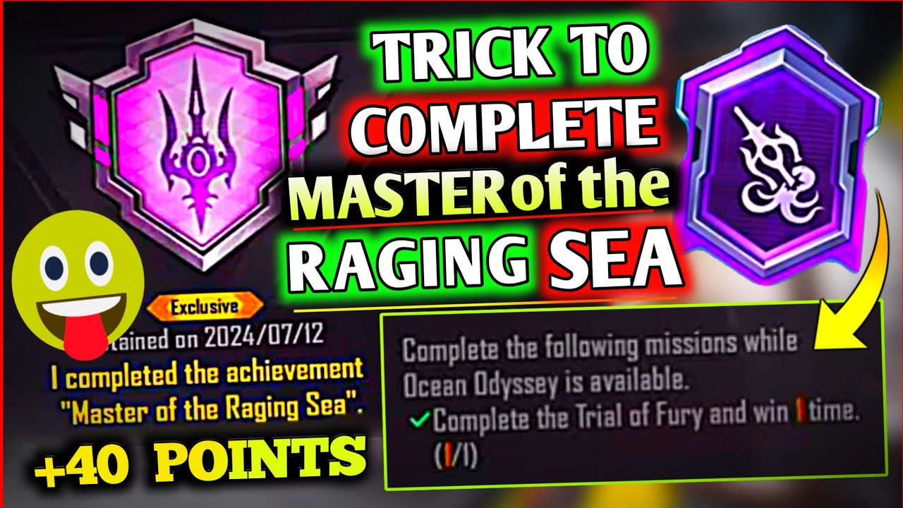Easyway To Complete (Master Of The Raging Sea) in Pubg Mobile | Get ...