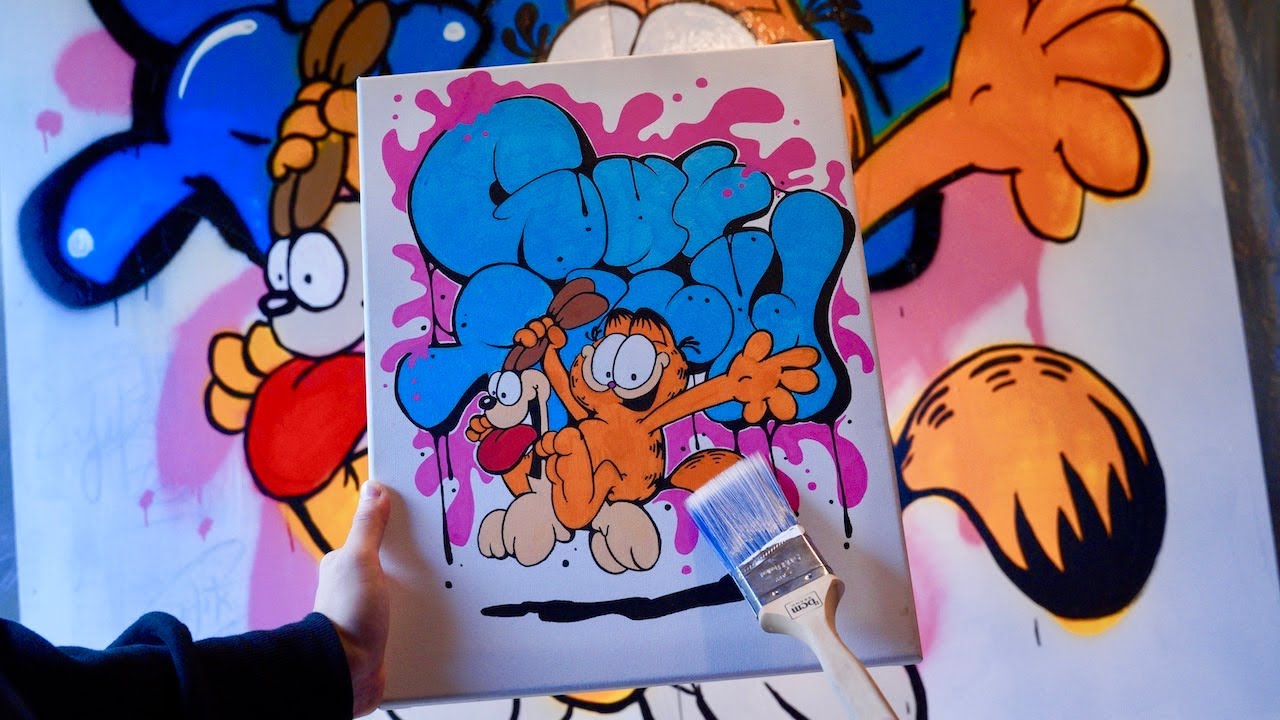 【PV】Canvas Graffiti Art 『GARFIELD』 - YouTube
