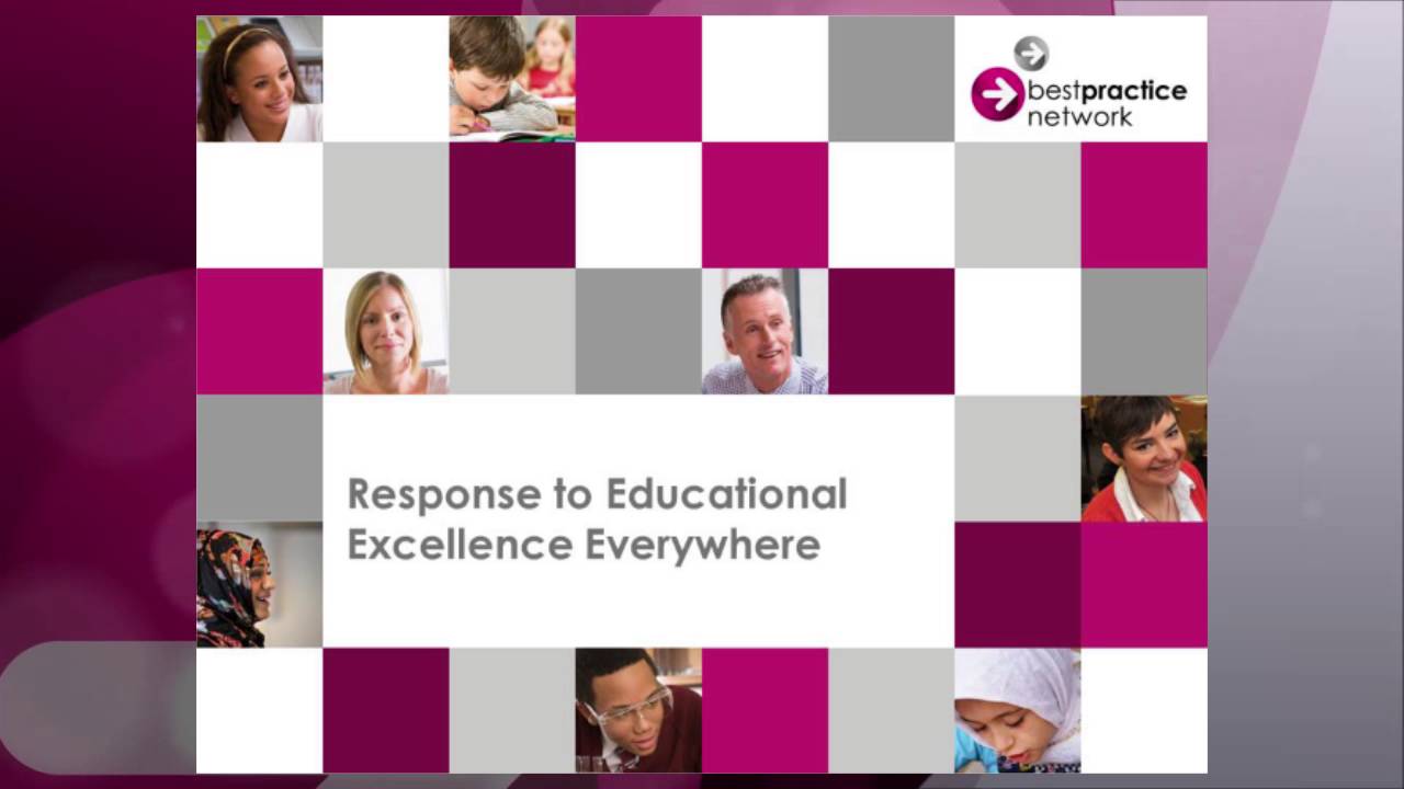 Response to Educational Excellence Everywhere - YouTube