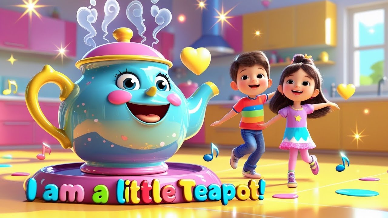I am a Little Teapot Song | Classic Nursery Rhymes for Children | Kids ...