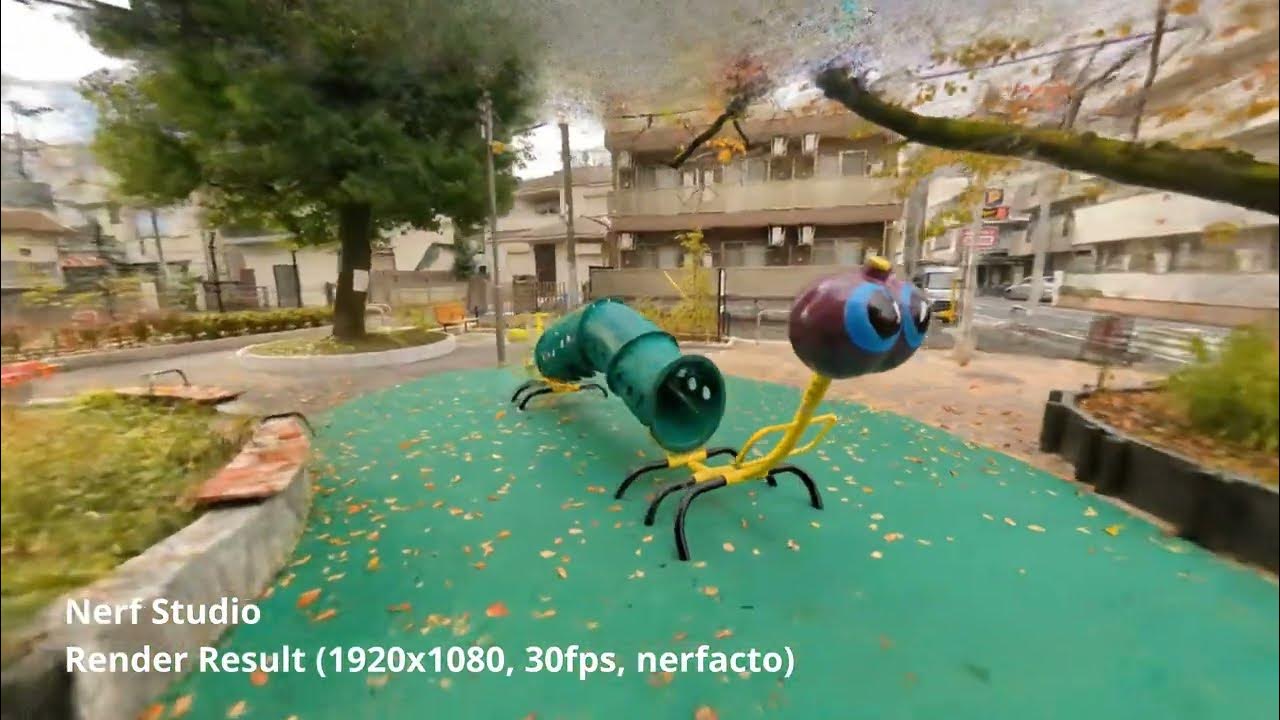 Nerfstudio Rendering Result 01 - Caterpillar - YouTube