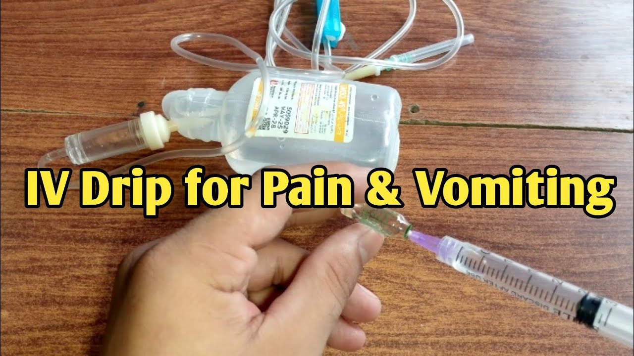 Drotaverine + Gravinate IV Drip in NS | Infusion for Vomiting & Stomach ...