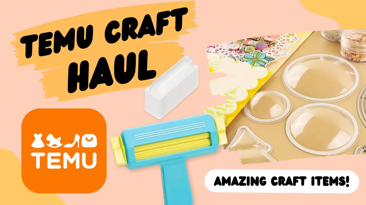 You won't believe what I found on Temu for crafting | Temu Craft Haul ...