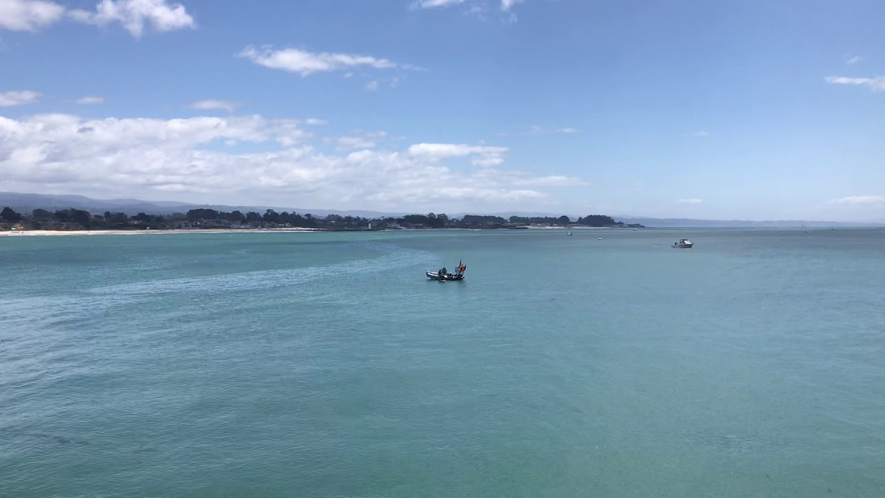 Boat in sea green screen zoom background chroma key - YouTube