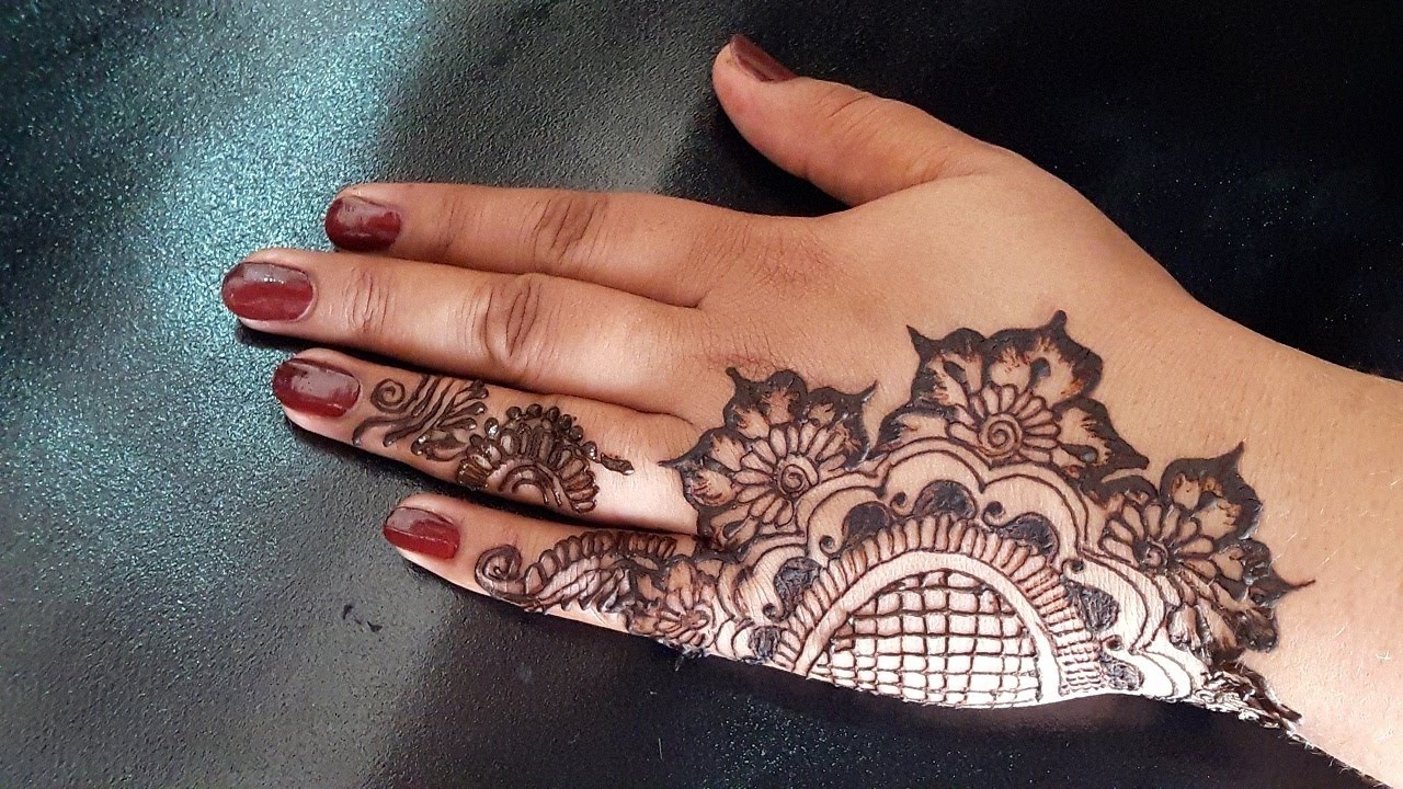 Simple Mehndi Designs - Hina Mehndi Designs - YouTube