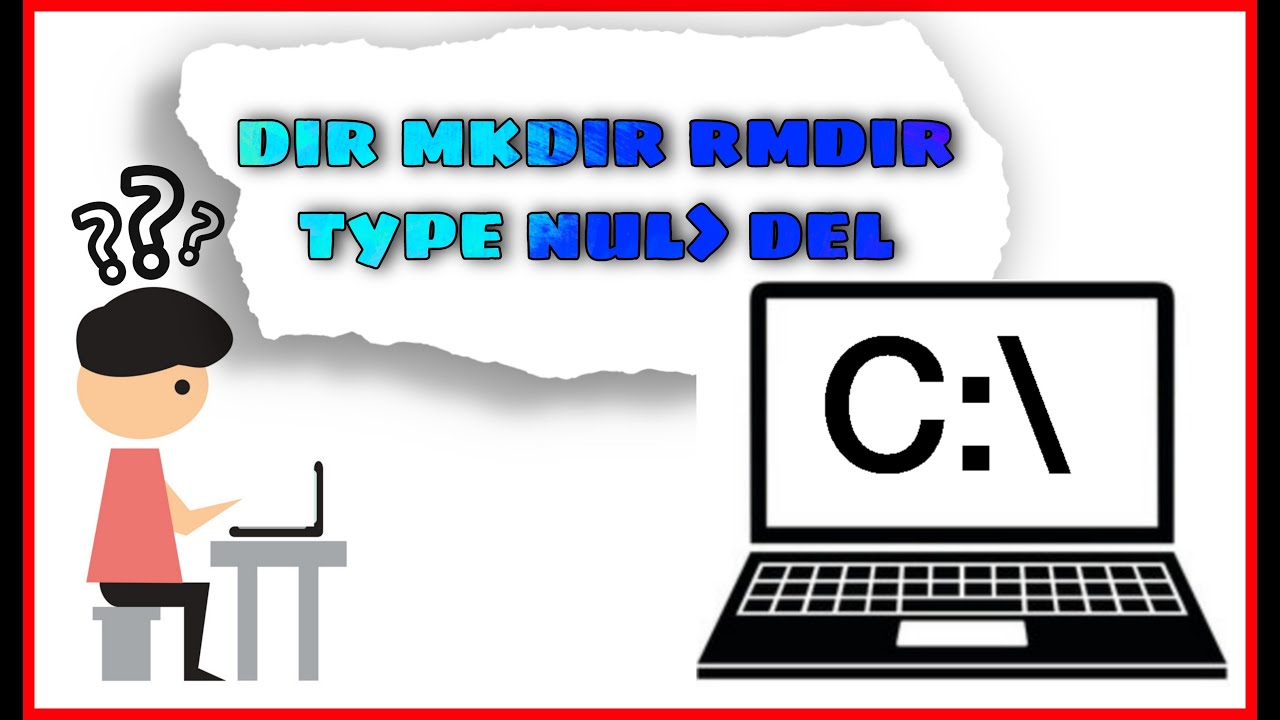 use of dir, mkdir, rmdir, type nul and del command |cmd| Manoranjan| - YouTube