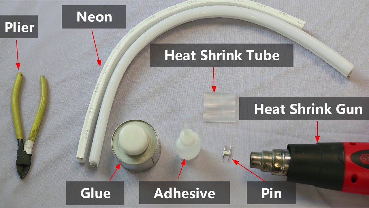 Neon Flex New Installation Method & Waterproof two cut pieces - YouTube