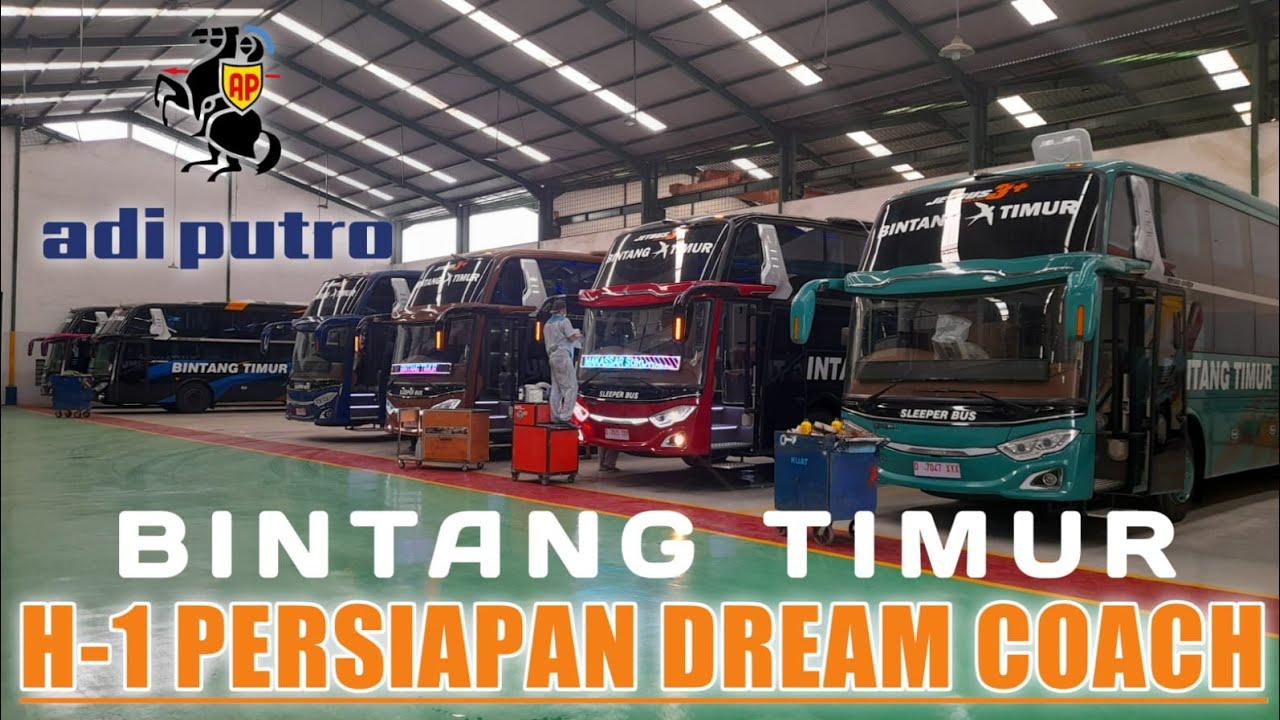 H-1‼️ PERSIAPAN TERAKHIR 8 UNIT BUS SHD PO BINTANG TIMUR DI KAROSERI ...