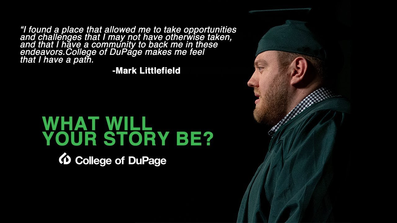 College of DuPage's 2019 Outstanding Graduate: Mark Littlefield - YouTube