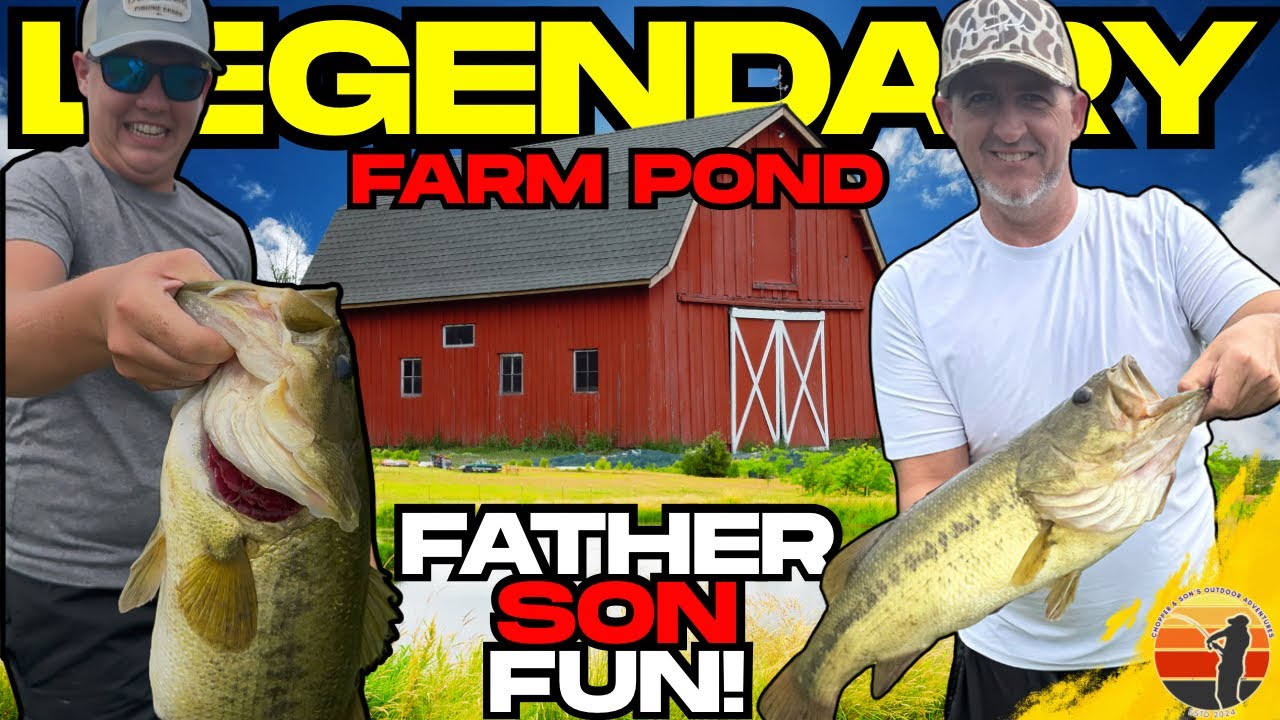 Fishing A LEGENDARY Farm Pond!!! Bass Fishing - YouTube