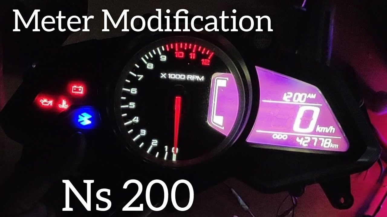 NS 200 Meter Modification - YouTube