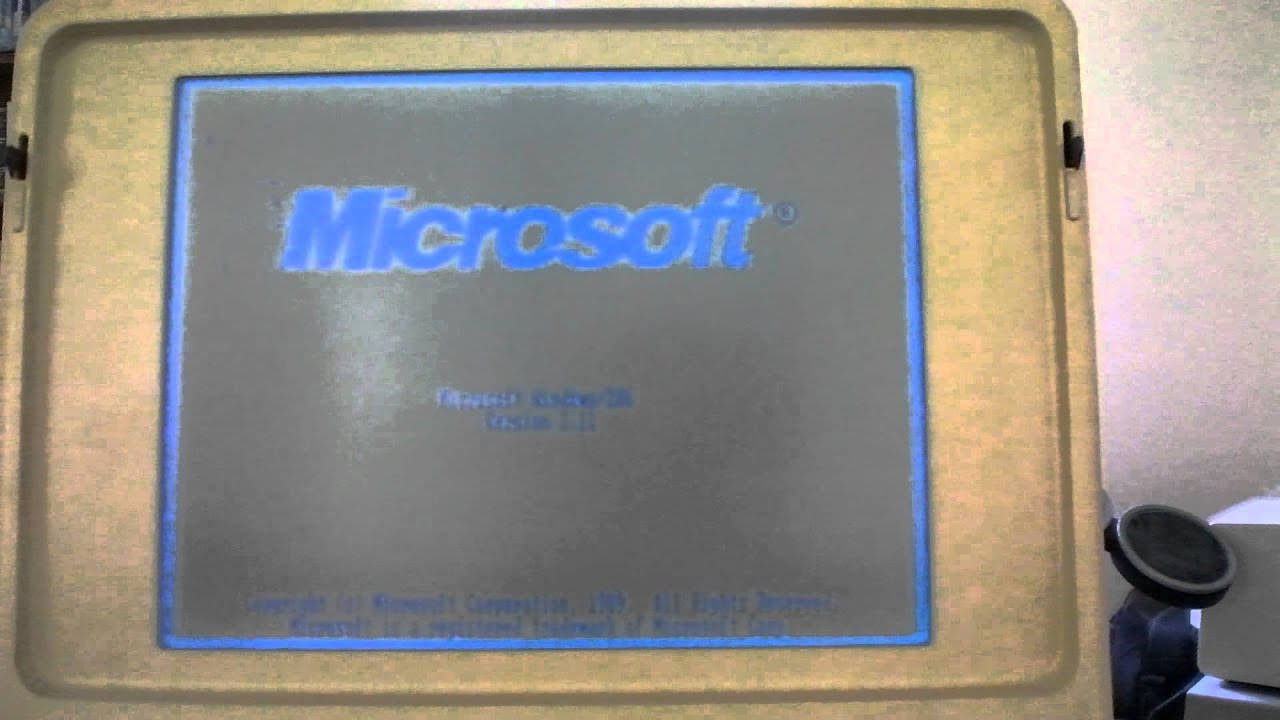 1080p Recording Test / Zenith Supersport 286 Laptop (1990) - YouTube