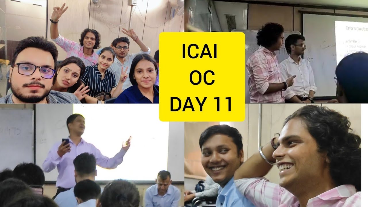 ICAI Orientation Course / Day 11/ CA / Vlog - YouTube