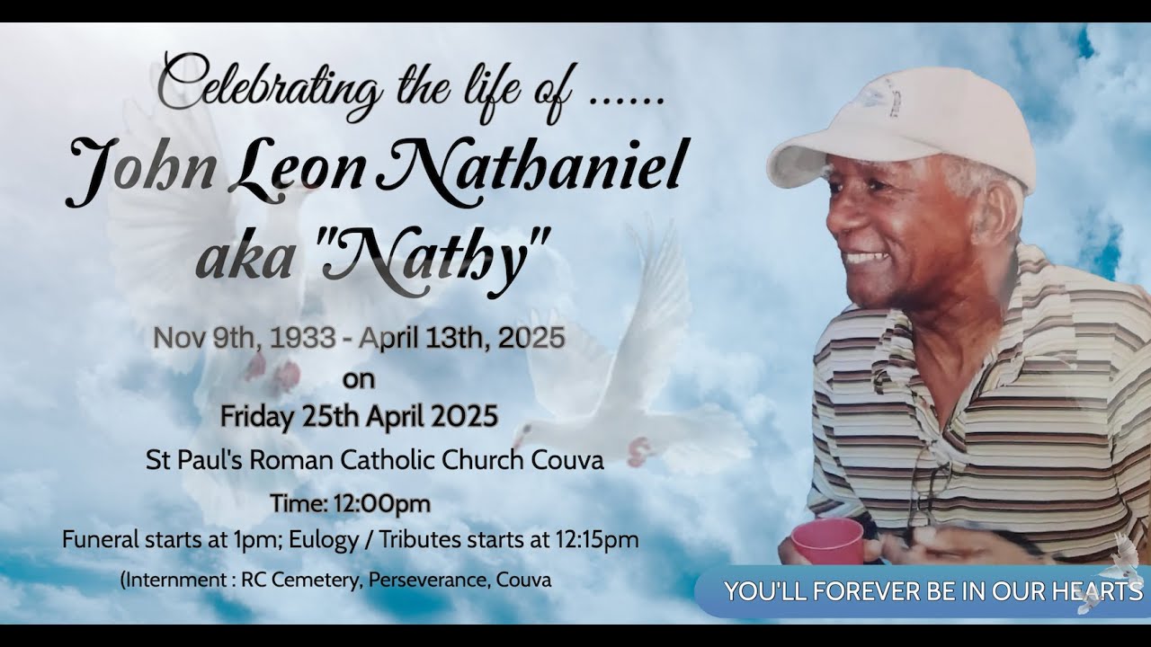 Celebrating the life ......John Leon Nathaniel aka "Nathy" - YouTube
