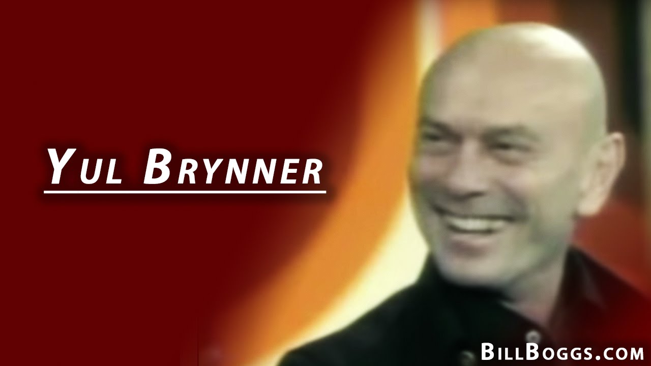 Yul Brynner Interview with Bill Boggs - YouTube