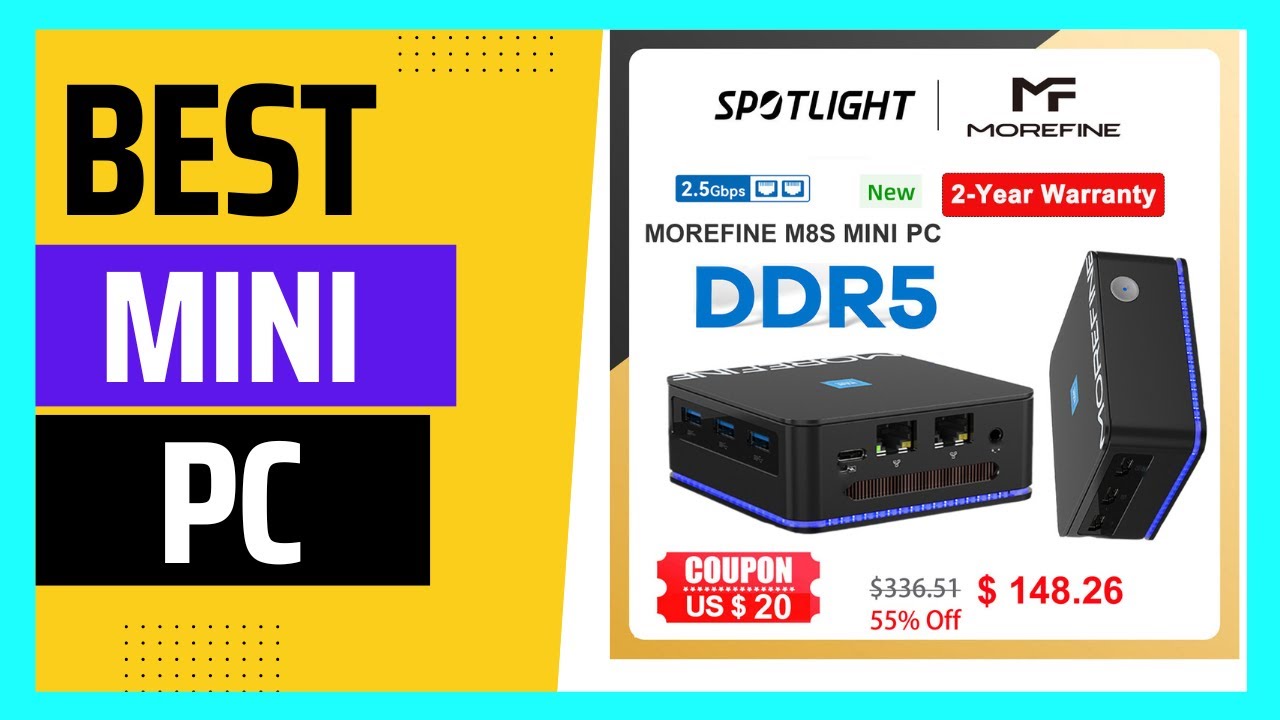 MOREFINE M8S Alderlake N100 Mini PC Computer - YouTube