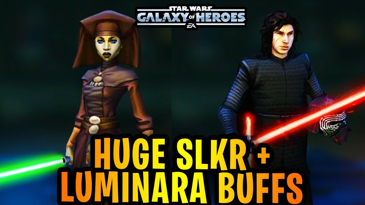 HUGE SUPREME LEADER KYLO + LUMINARA UNDULI BUFFS COMING TO SWGOH - YouTube