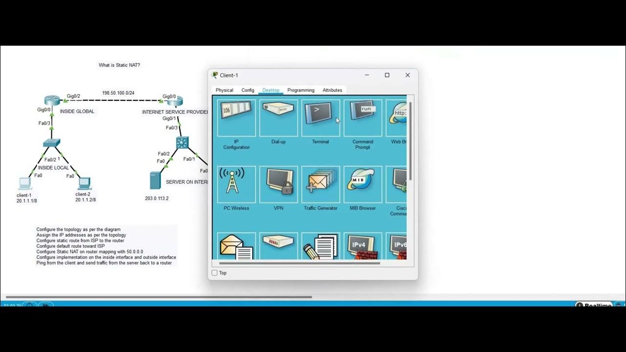 What is Static NAT? What is dynamic NAT? What is PAT? How to configure NAT? - YouTube