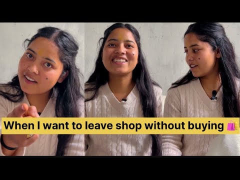 When I want to leave shop without buying anything🛍️🥲 - YouTube