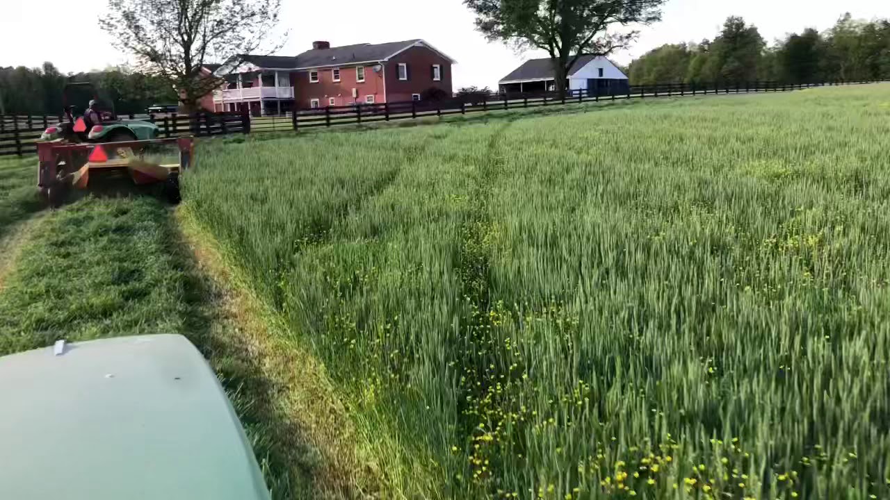 Hay season has begun - YouTube