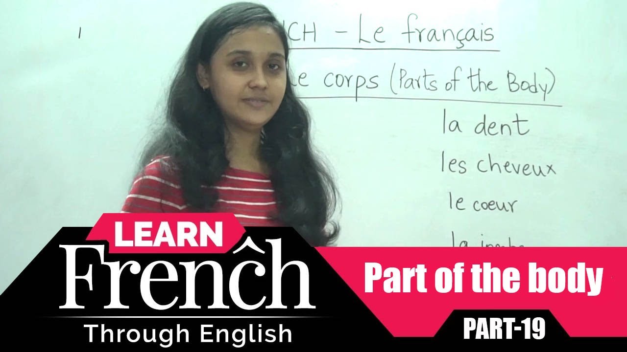 Learn French Through English | French Lesson - Part of the body ...