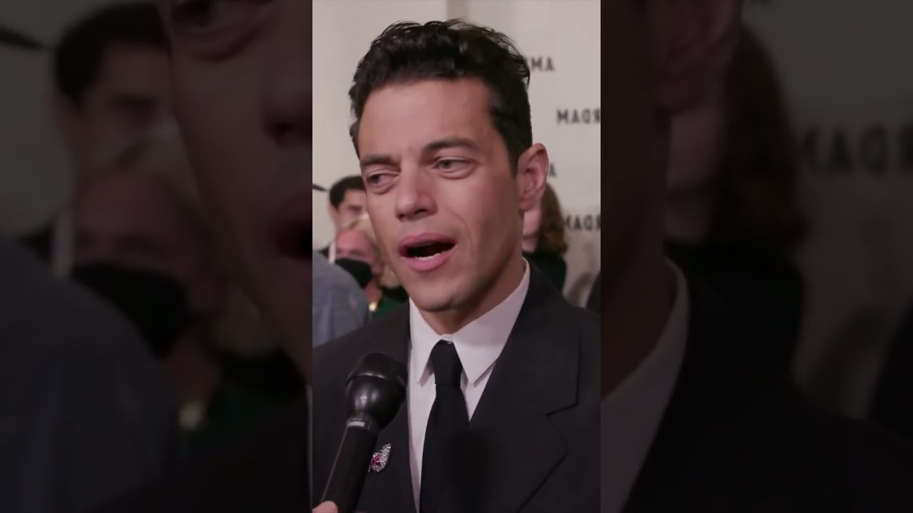 RAMI MALEK "WHO AND WHAT IS YOUR 'AMSTERDAM' ? #SHORTS - YouTube