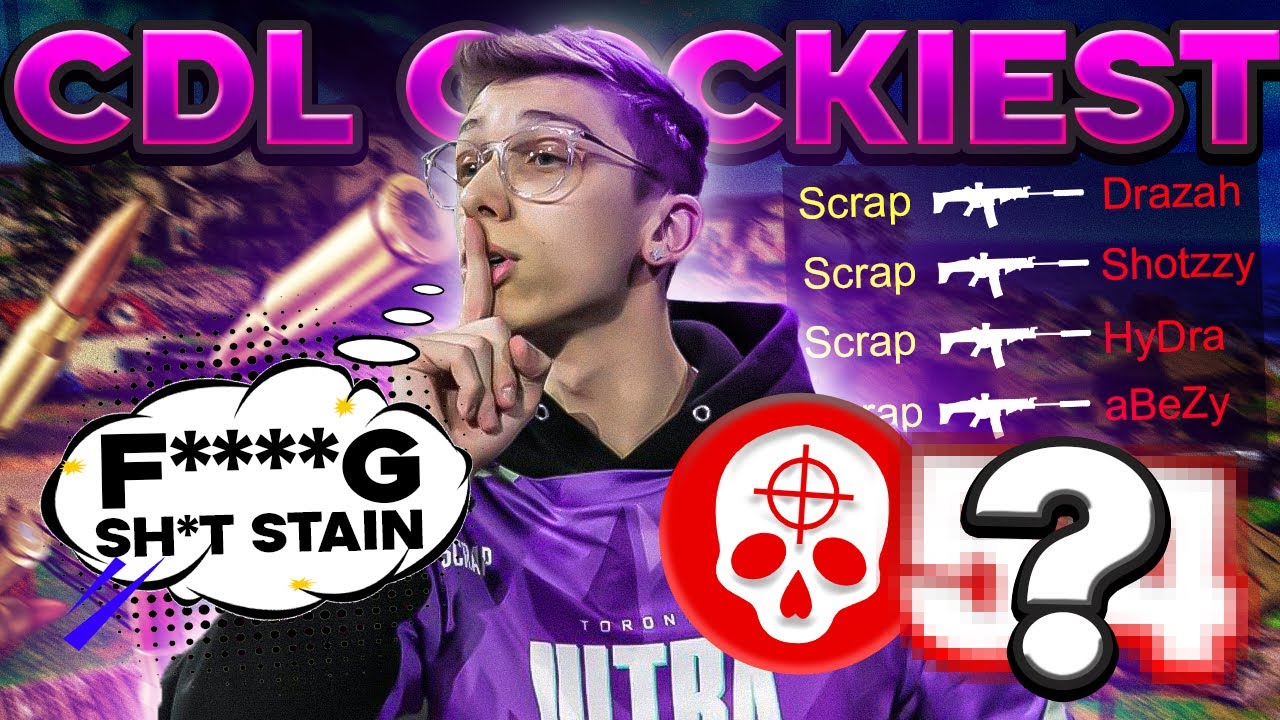 CDL Cockiest : Scrap's Top Plays and Insults! - YouTube