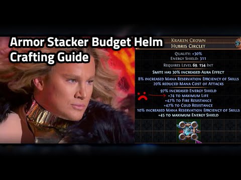 Crafting a Starter Smite Armor Stacker Helm! - Path of Exile 3.20 - YouTube