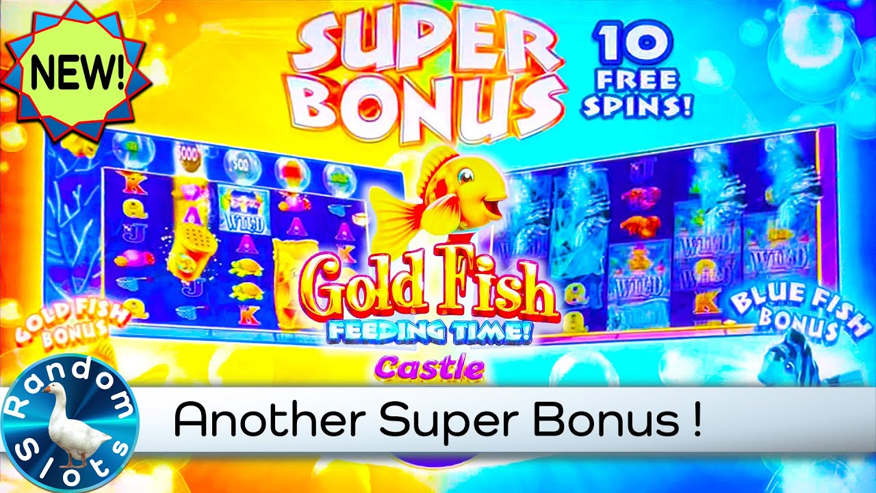 New⭐️Gold Fish Feeding Time Castle Slot Machine Super Bonus - YouTube