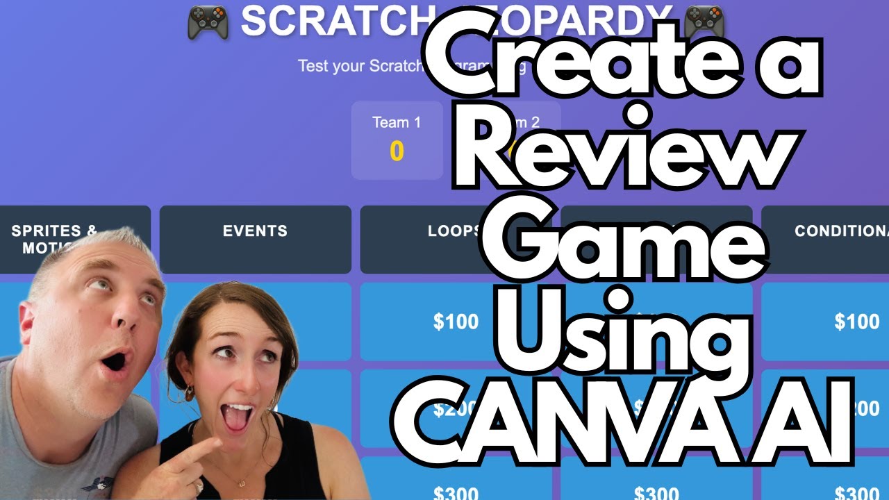 How To Create a Review Game For Your Class Using Canva AI - YouTube