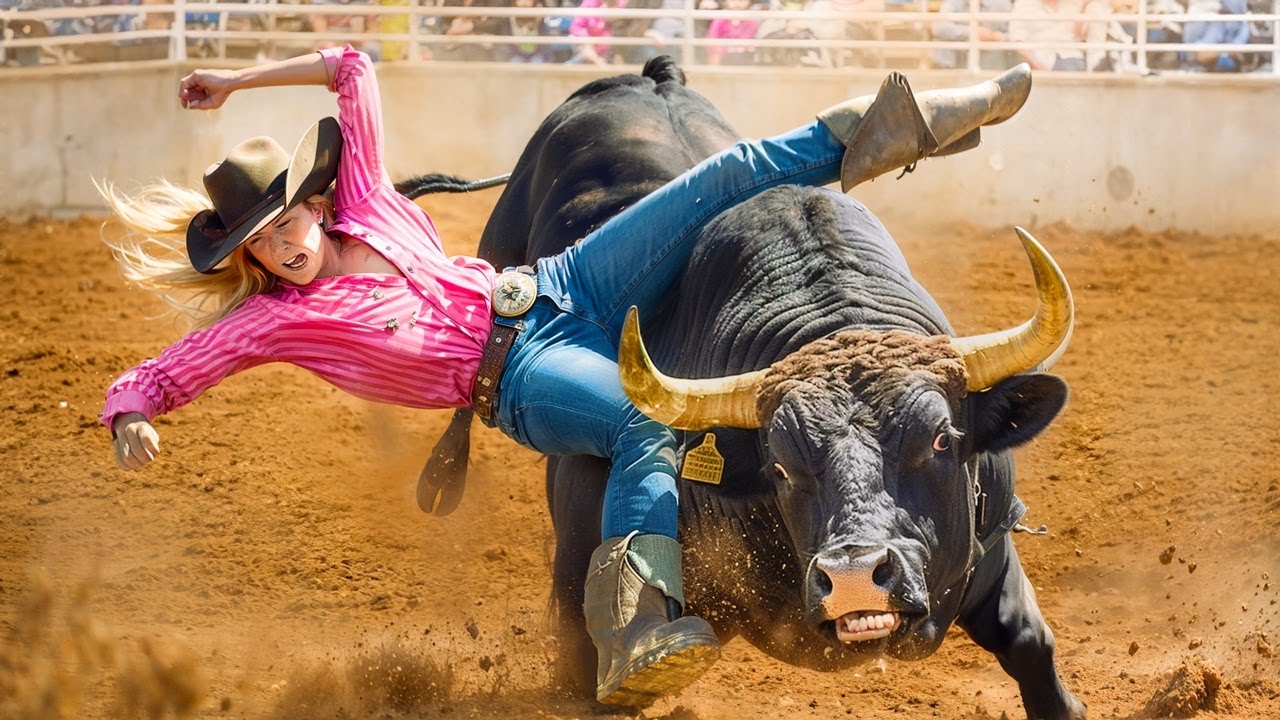 Just HOW GOOD Was Female Bull Rider Maggie Parker? - YouTube