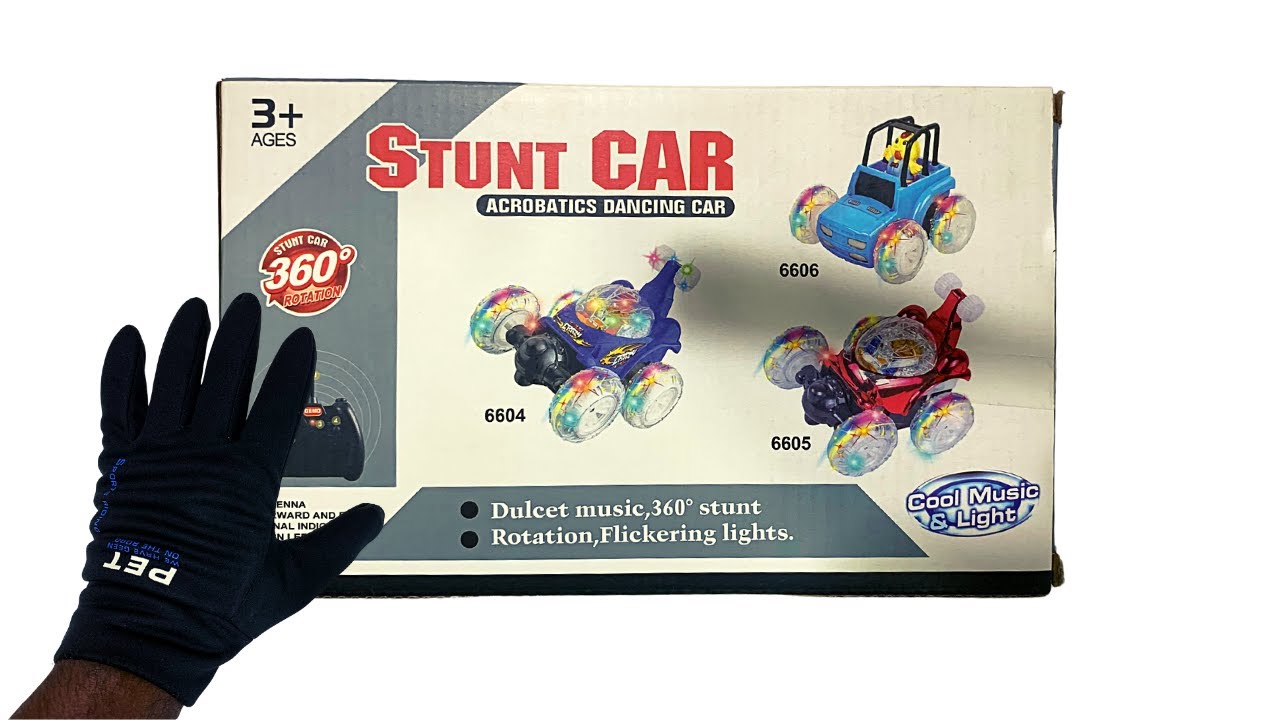 Unboxing Stunt 360° Rotation Rechargeable RC Car - YouTube