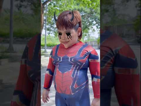 Spider-Man Destroys Weapons: Nerf Guns, Thor's Hammer,... Encounters Ghosts #shorts #spiderman