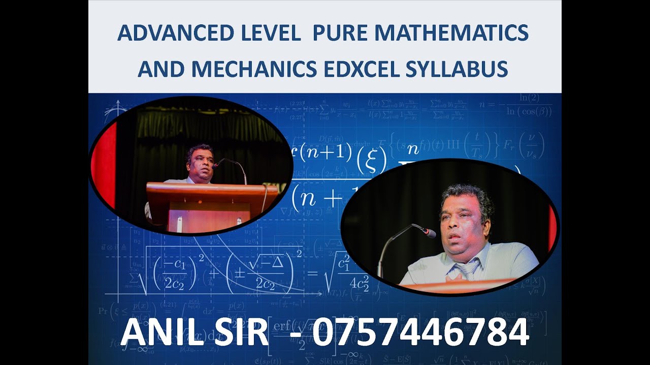 pure mathematics Edexcel syllabus part 1 - YouTube