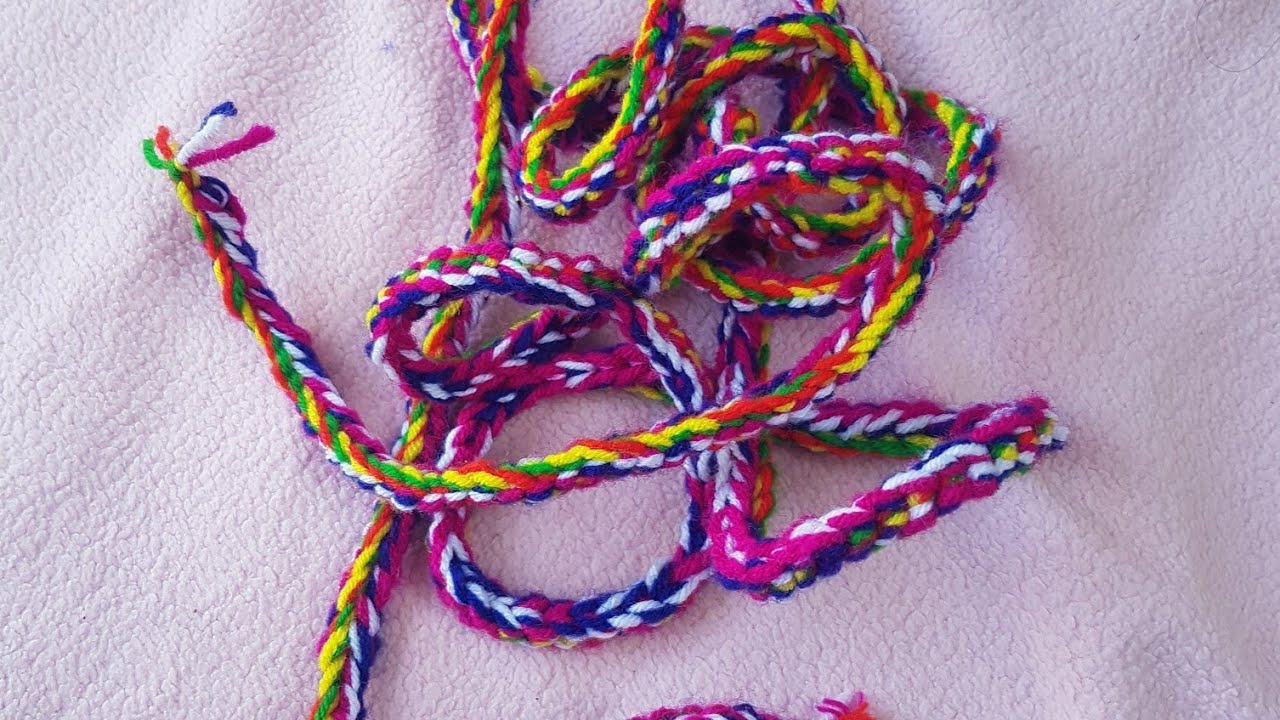 crochet colourful cord /crochet cord New pattern for beginners/crochet ...