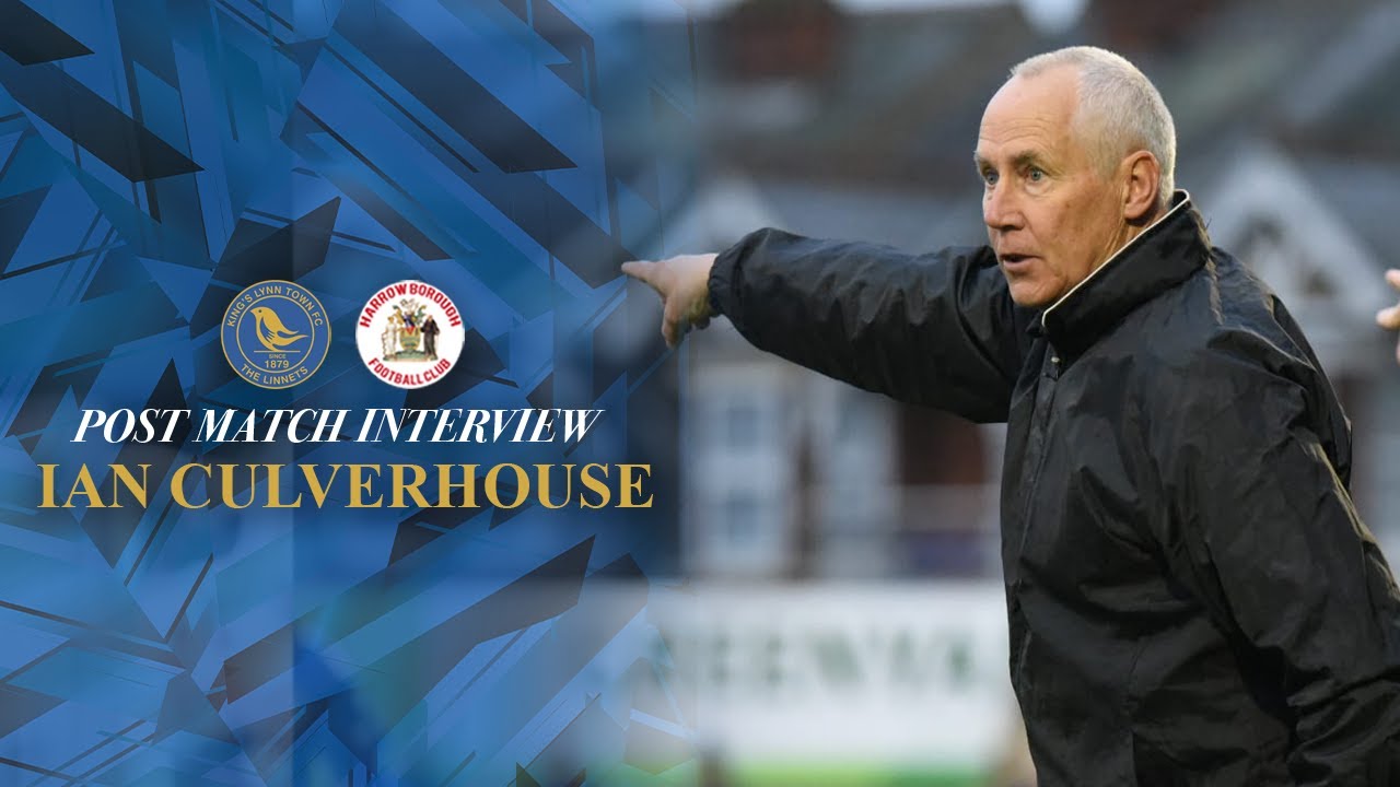 INTERVIEW: Ian Culverhouse post-Harrow Borough (FA Trophy) - YouTube