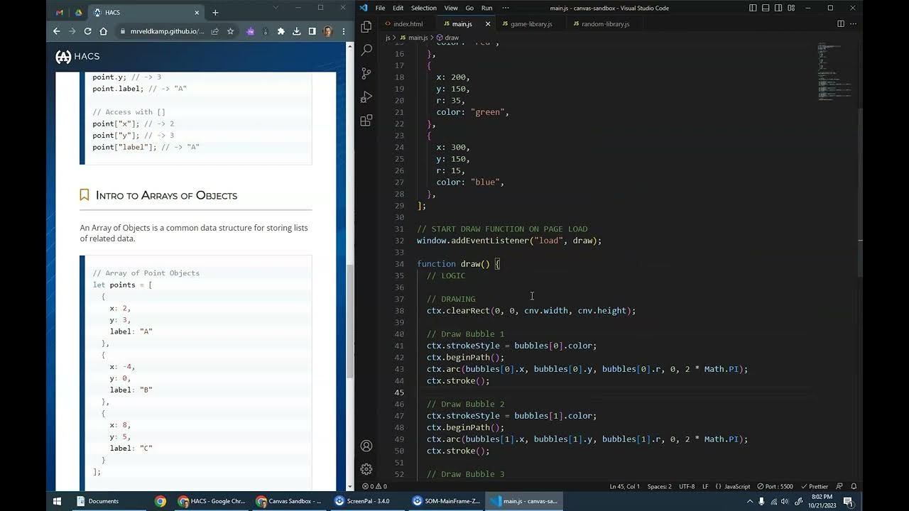 03 Intro to Arrays of Objects - YouTube