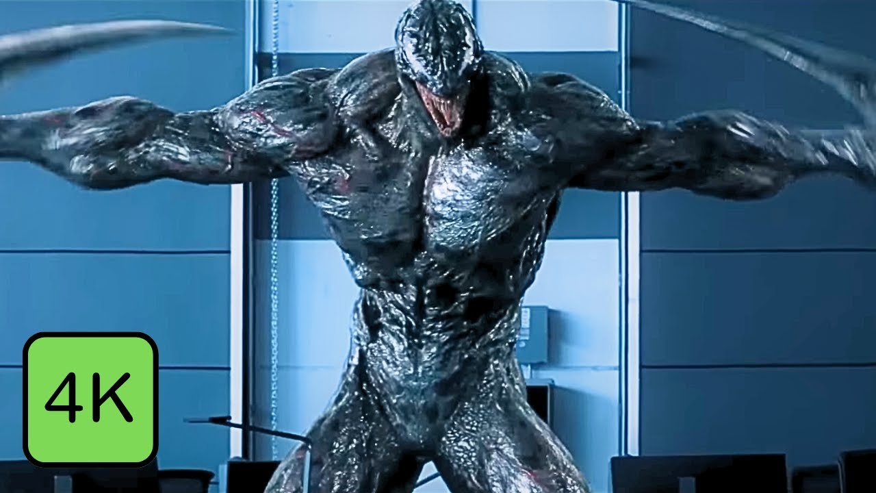 Venom (2018) - Riot Attacks Scene [4K] Scene 5 - YouTube