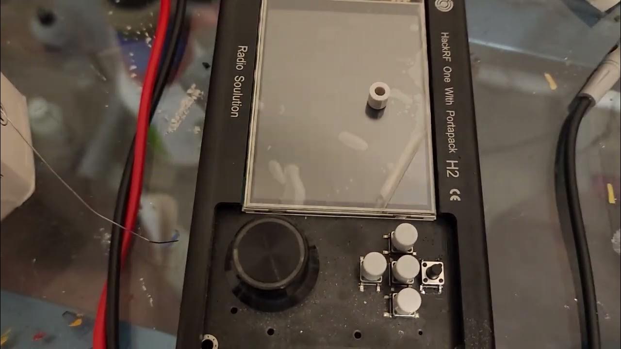 Hackrf One with Portapack H2 button replacement fix for cheap!!! - YouTube