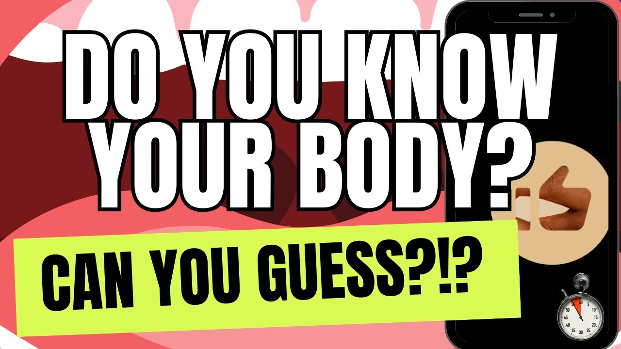 Parts of The Body Guessing Game 🖐️🦵 Top 10 External Body Parts Guessing ...