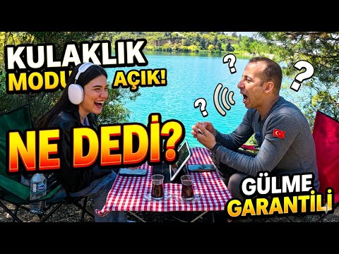 Doğada Yüksek Sesli Kulaklıkla Kelime Bildik! | Gülme Garantili Challenge