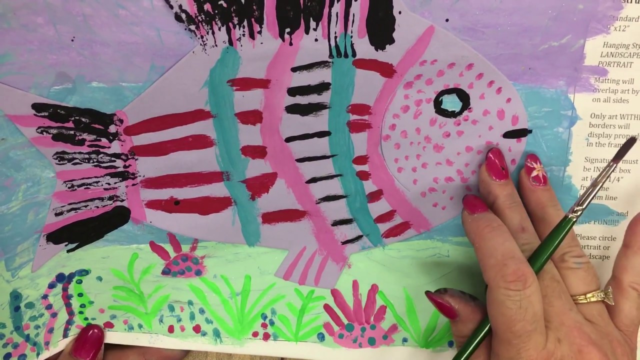 Painted Fish Grade Two with Accucut Jumbo Shape - YouTube
