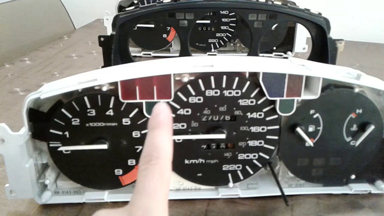 1992 Honda Civic Instrument Cluster - Speedometer build 2 (EG8-EG6 ...