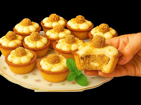 Fındıklı Muhallebili Tartletler | Kolay ve Lezzetli Tatlılar