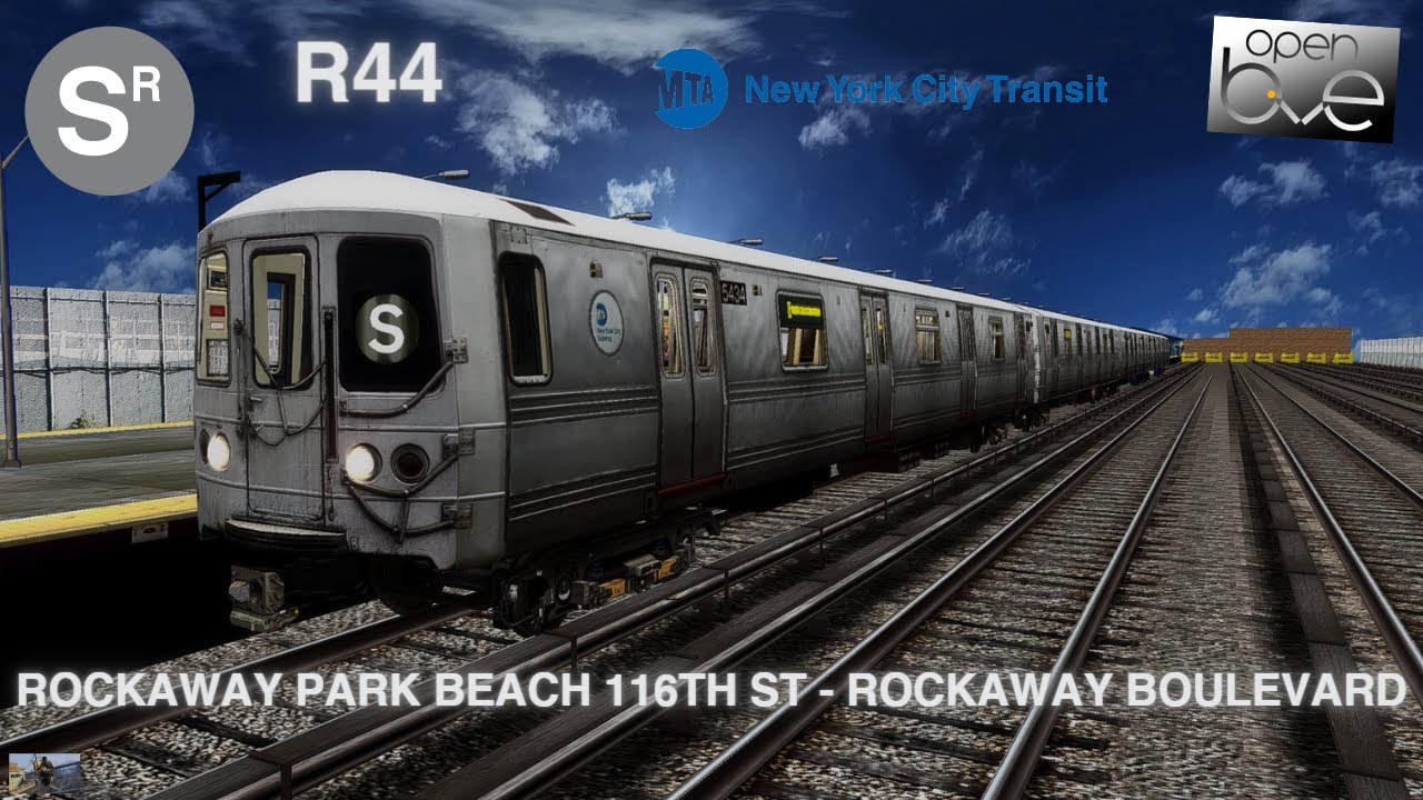 OpenBVE R44 (S) Rockaway Park Beach 116thSt - Rockaway Boulevard | 400 ...